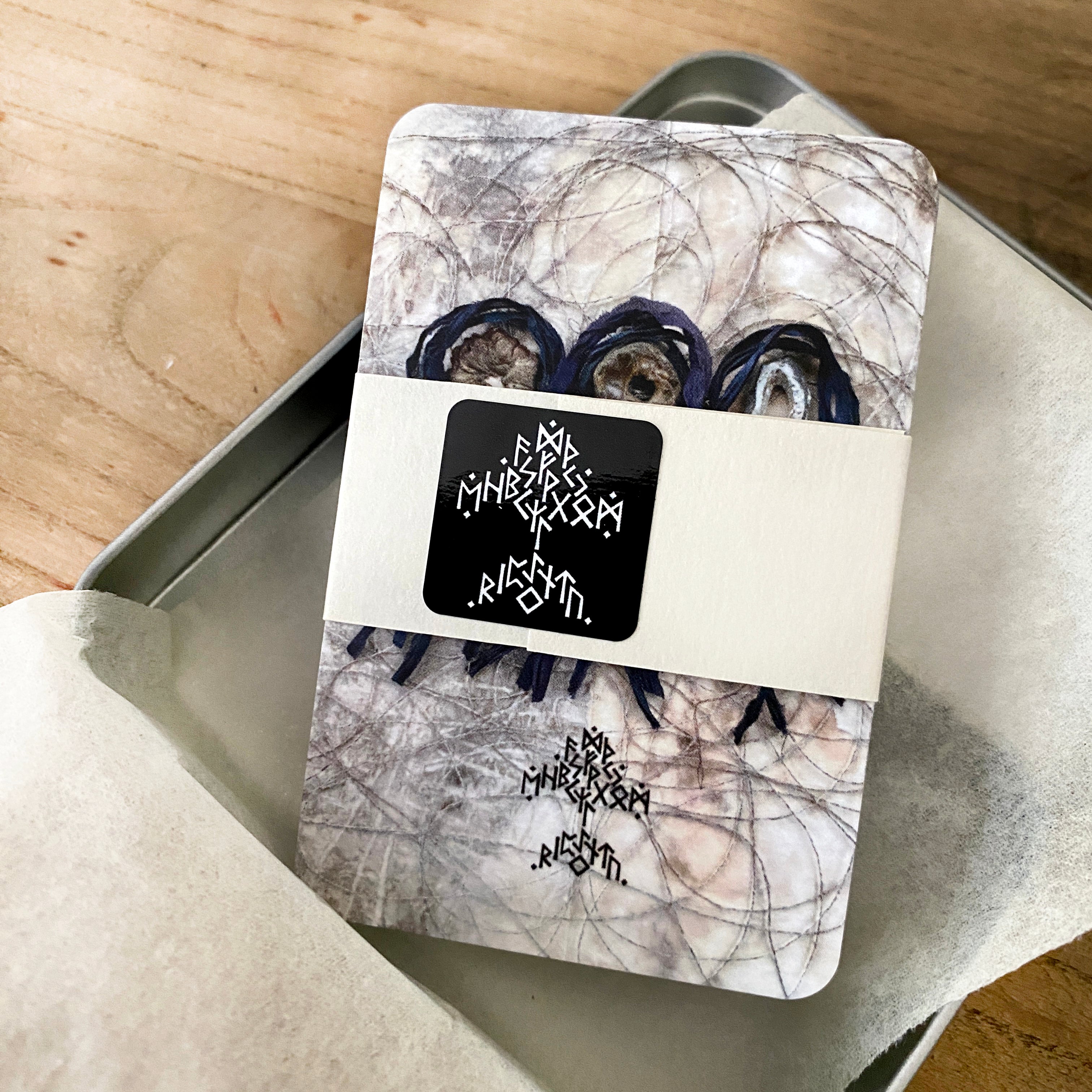 MINI runes pocket deck (25 cards only) in lidded tin ~ Spirit Carrier