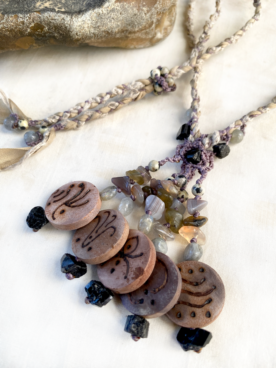 'Light Codes' crystal healing talisman – Spirit Carrier