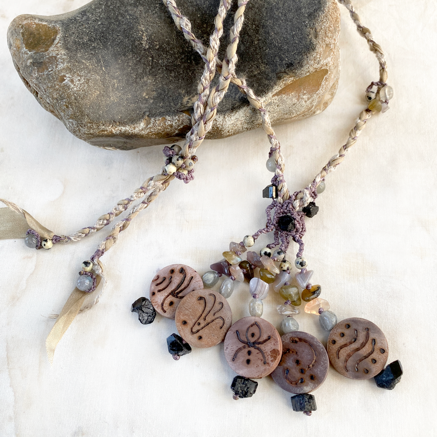 'Light Codes' crystal healing talisman – Spirit Carrier