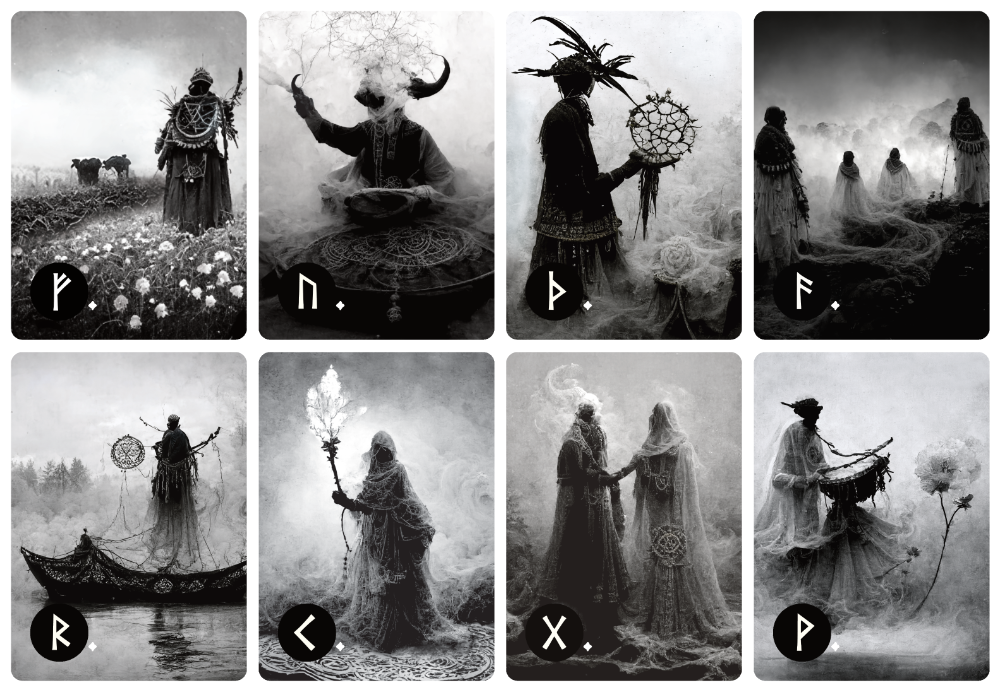 Rune cards 'Rune Dreams' (Valhalla) ~ oracle card deck inspired by Nor ...