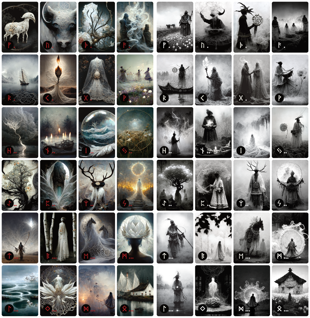 Rune cards: the pair of Rune Dreams (both Original & Valhalla editions ...