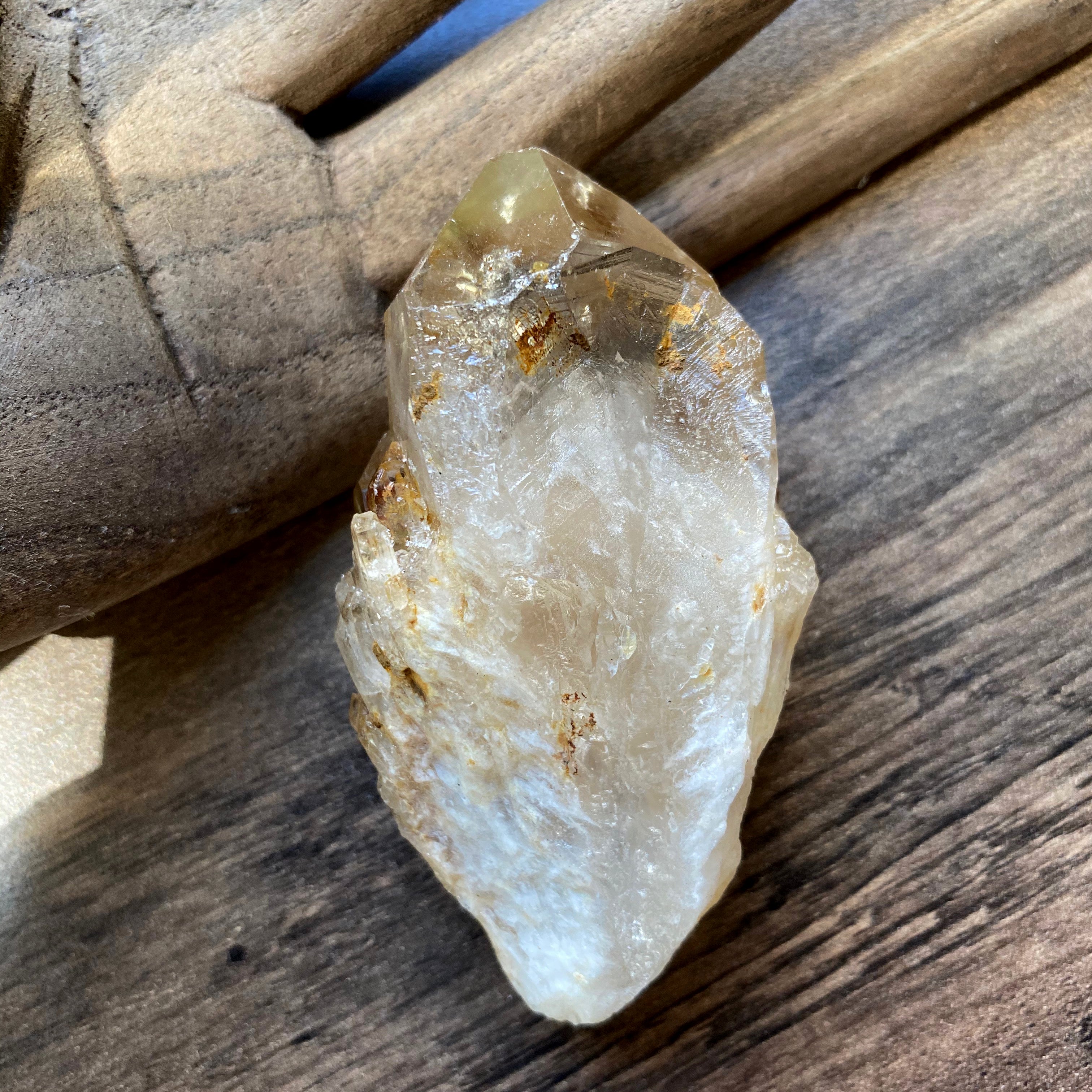 Natural Citrine lightbrary crystal point – Spirit Carrier