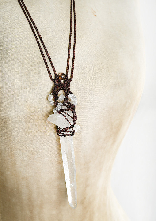 'Power of Healing' ~ crystal talisman with long Quartz point – Spirit ...