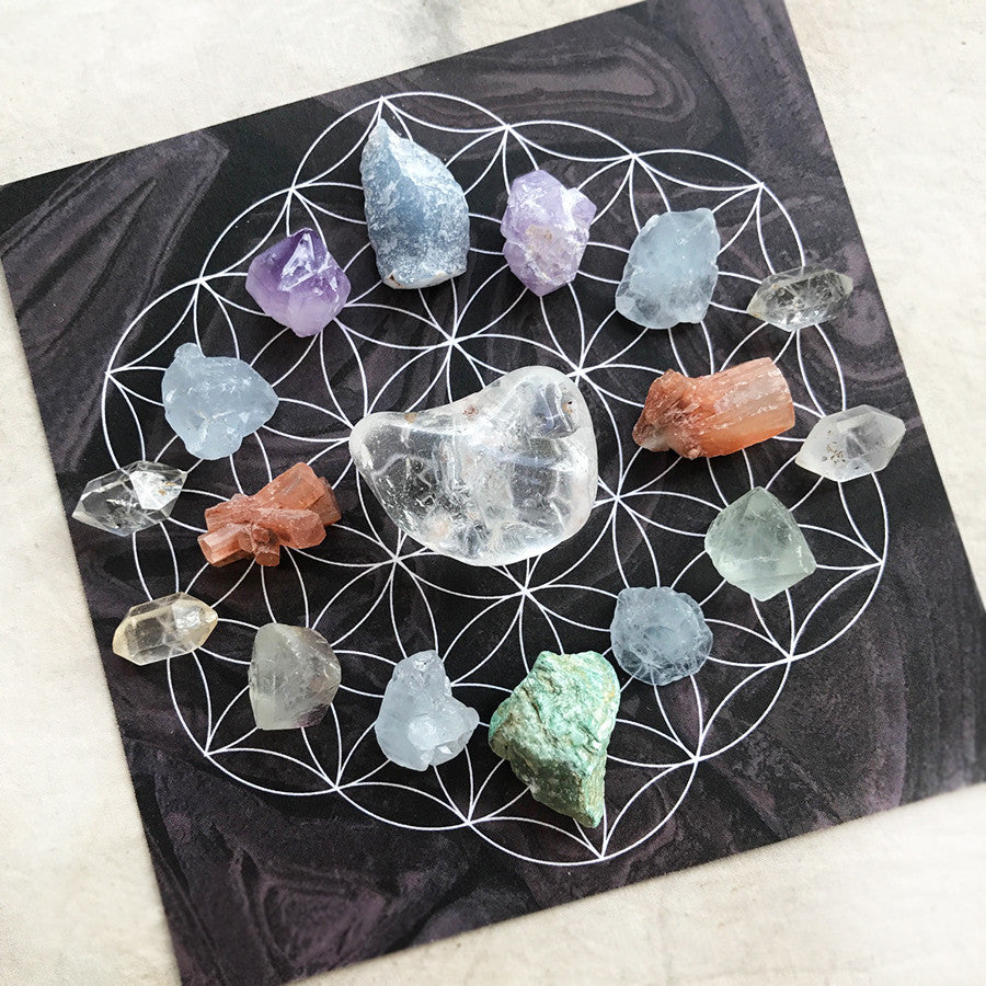 'Purpose & Success' ~ crystal grid set – Spirit Carrier