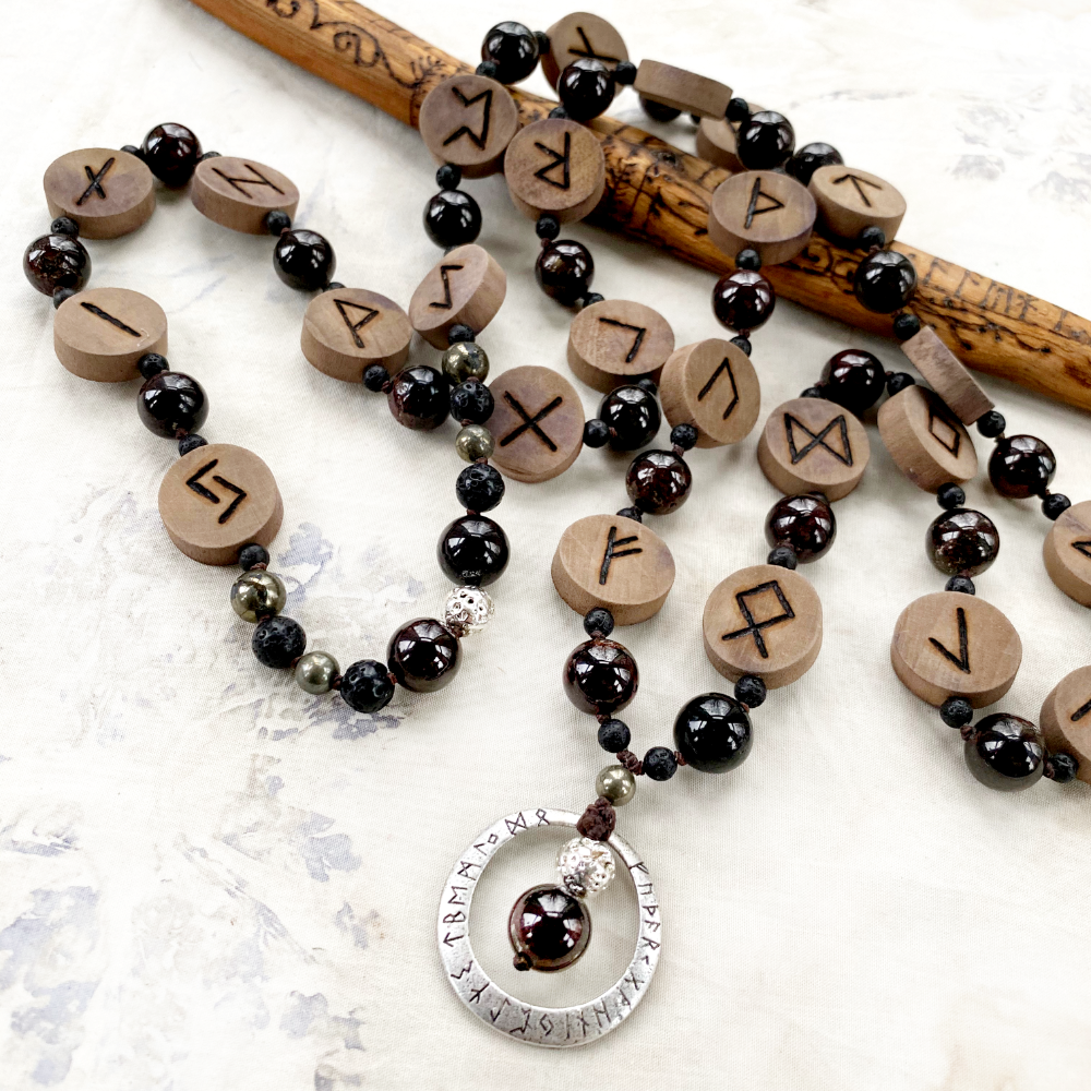 Runic talisman ~ with Elder Futhark – Spirit Carrier