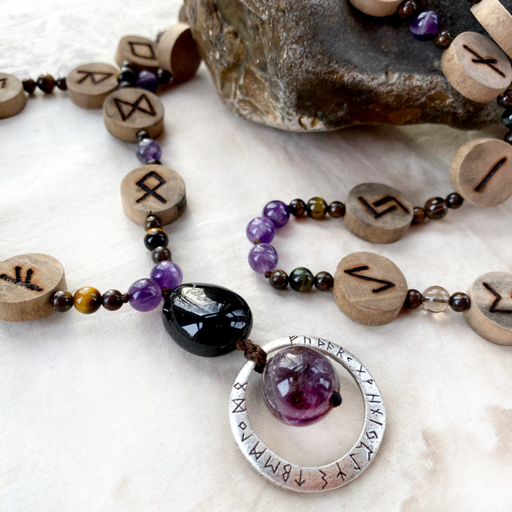 Runic talisman ~ with Elder Futhark – Spirit Carrier